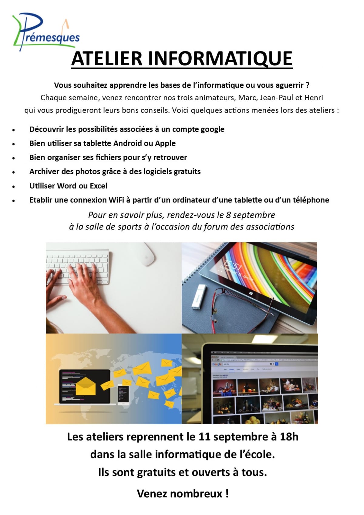 Atelier Informatique - Premesques